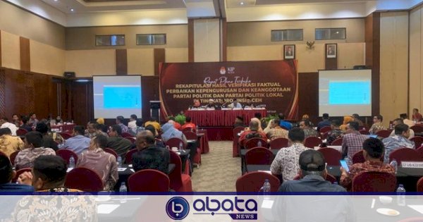 4 Partai Lokal Aceh Memenuhi Syarat Jadi Peserta Pemilu 2024
