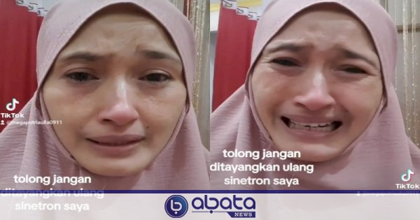 Sambil Menangis, Mega Putri Aulia Minta Pihak TV Tidak Tayangkan ...